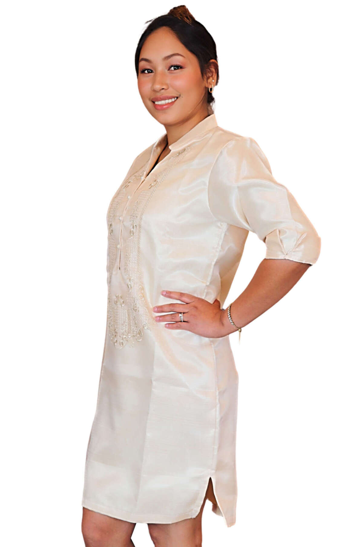 Traditional Barong Dress Organza ORDER US SIZE